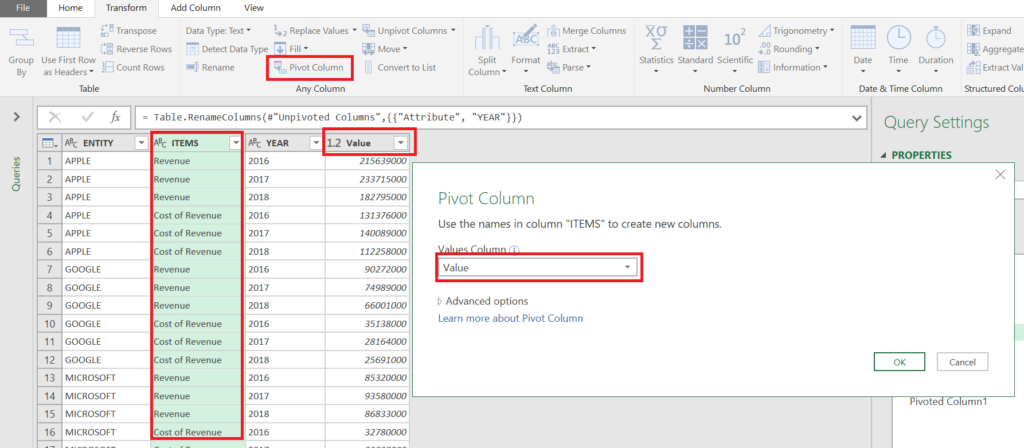 Adding Calculated Row Calculated Items Using Power Query Power Bi And Excel Are Better Together